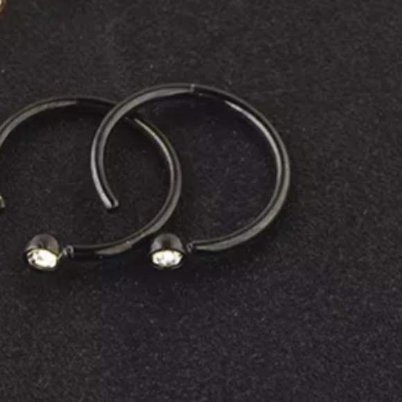 Hot Topic | Jewelry | 2 Nose Ring Hoops | Poshmark